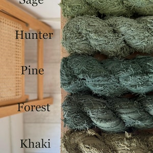 COTTON FRIZZ RIBBON 100g || Full Size Skein || Frayed Edge Ribbon Yarn ...