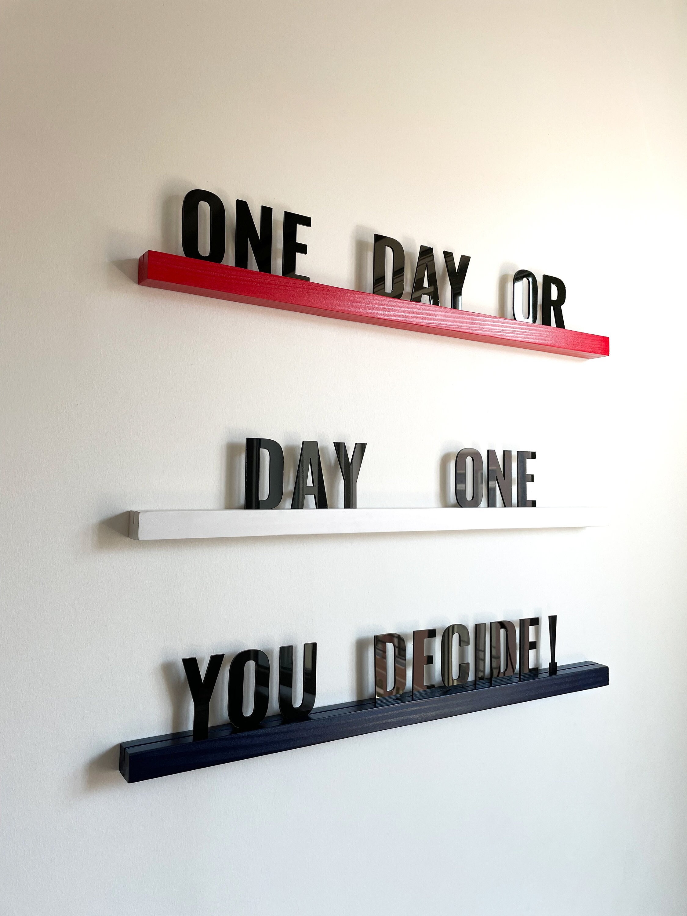 Acrylic Letter Ledges/large Letter Board/wooden Letter Ledges ...