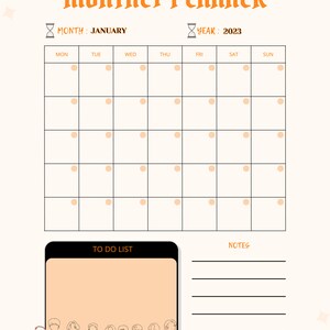 Kpop | Ateez Inspired Monthly Printable Planner 2024 | Instant Digital ...