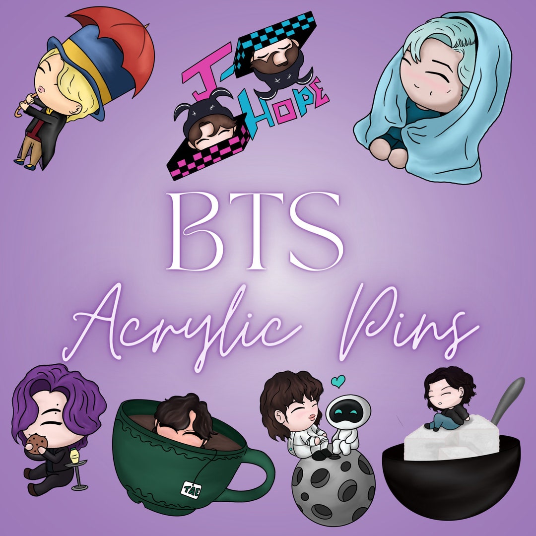 K-pop Acrylic Pins | BTS Inspired Puns - Etsy