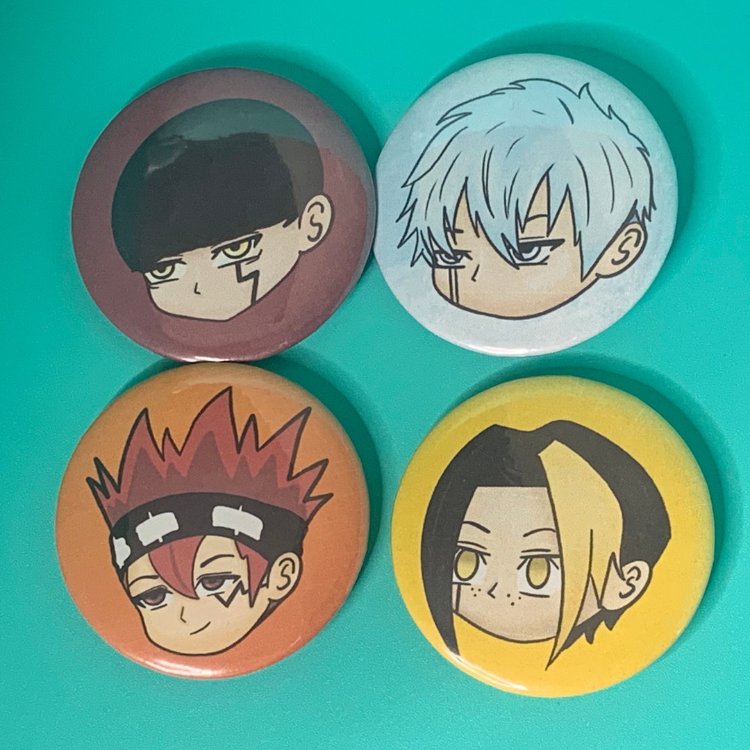 Mash Magic Muscle School 2.5" Buttons 4-pack - Etsy