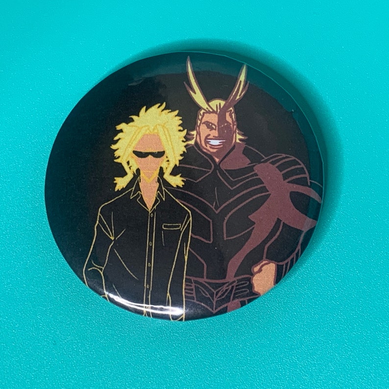 MHA Hero Anime Buttons| 2.5" Buttons 4-count - Etsy