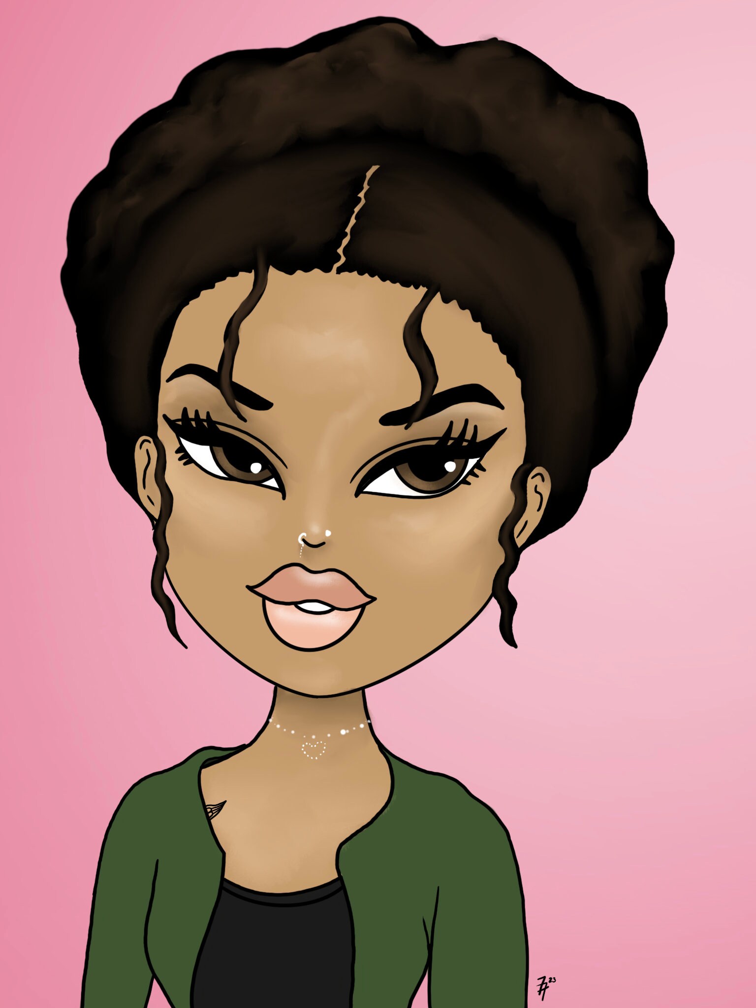 Popular Doll Art Style Portraits - Etsy