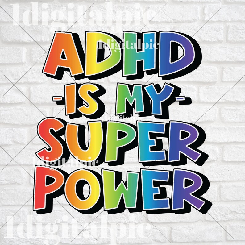 AHDHD is My Super Power ADHD Svg , Adhd Awareness, ADHD Cut File, Kid ...