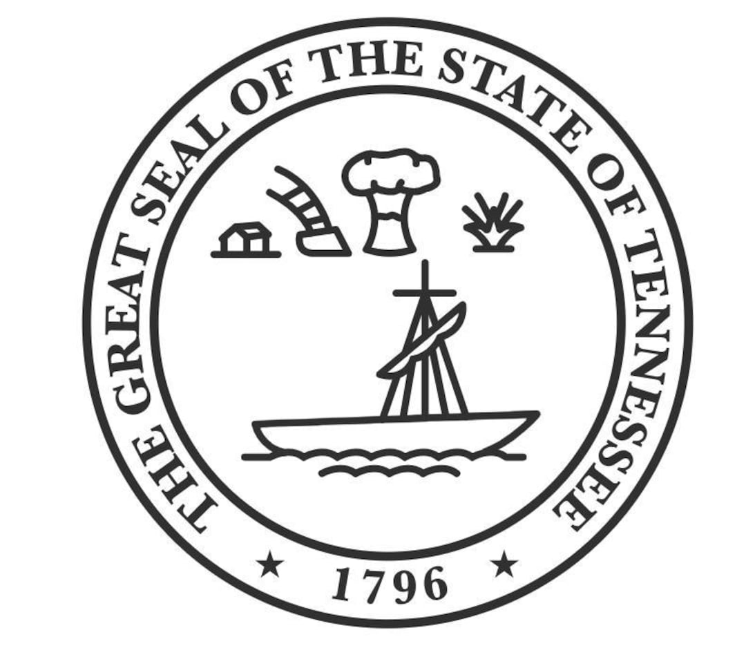 Tennessee Great Seal Logo Emblem Digital Vector .ai, .svg, .png - Etsy
