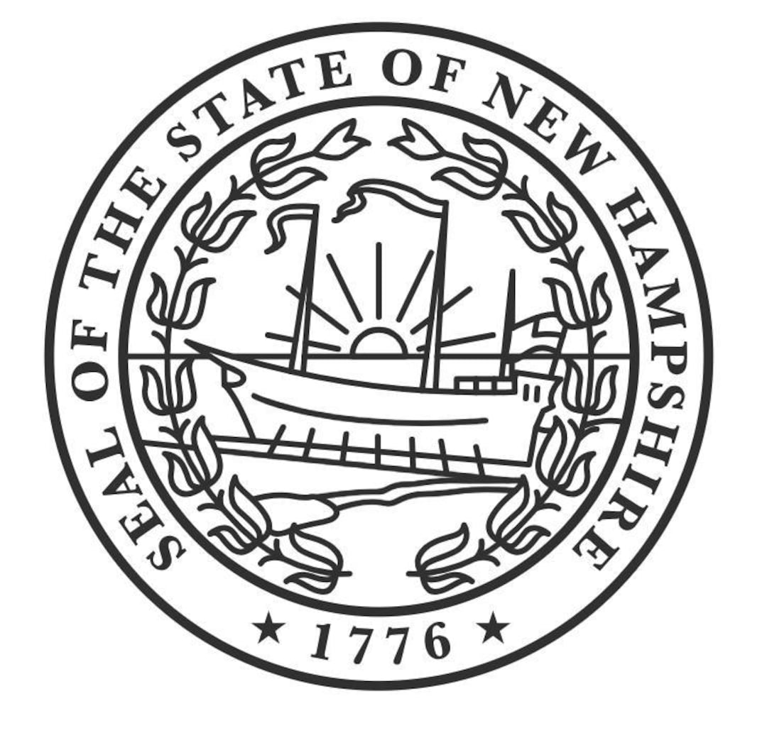 New Hampshire State Great Seal Logo Emblem Digital Vector .ai, .svg ...