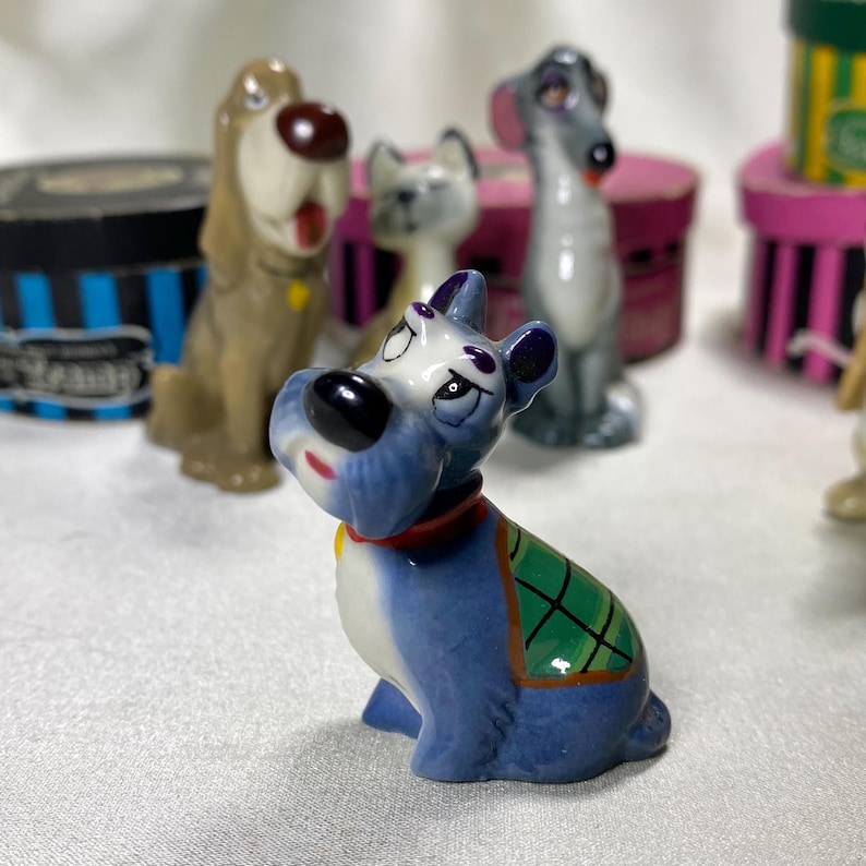 Disney Porcelain Figurines, Lady and the Tramp, With Original Box - Etsy