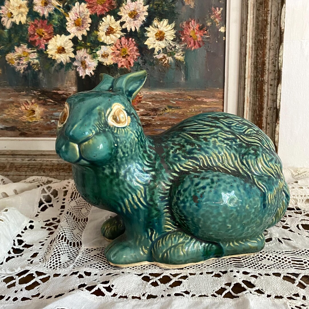 Antique Art Deco Ceramic Rabbit - Etsy
