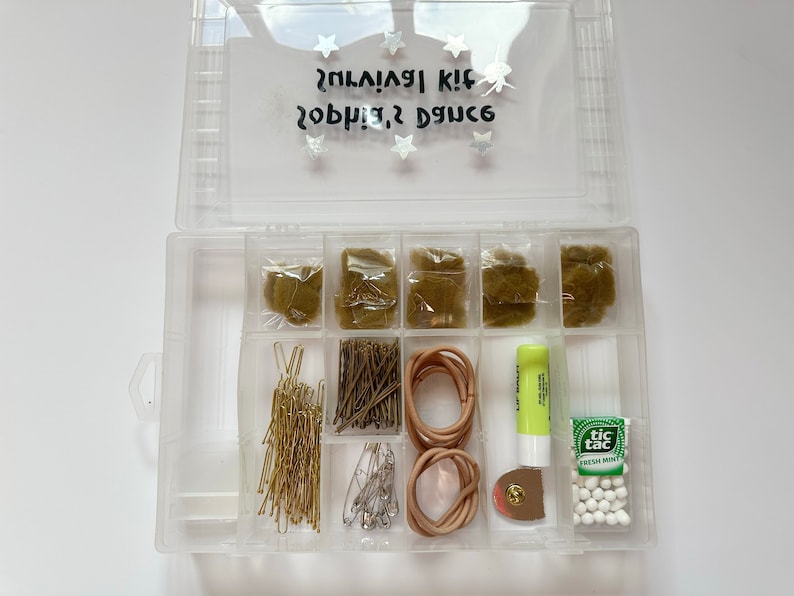 Personalized Dance Survival Kit, Custom Hair Accessory Box - Etsy