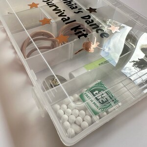 Personalized Dance Survival Kit, Custom Hair Accessory Box - Etsy