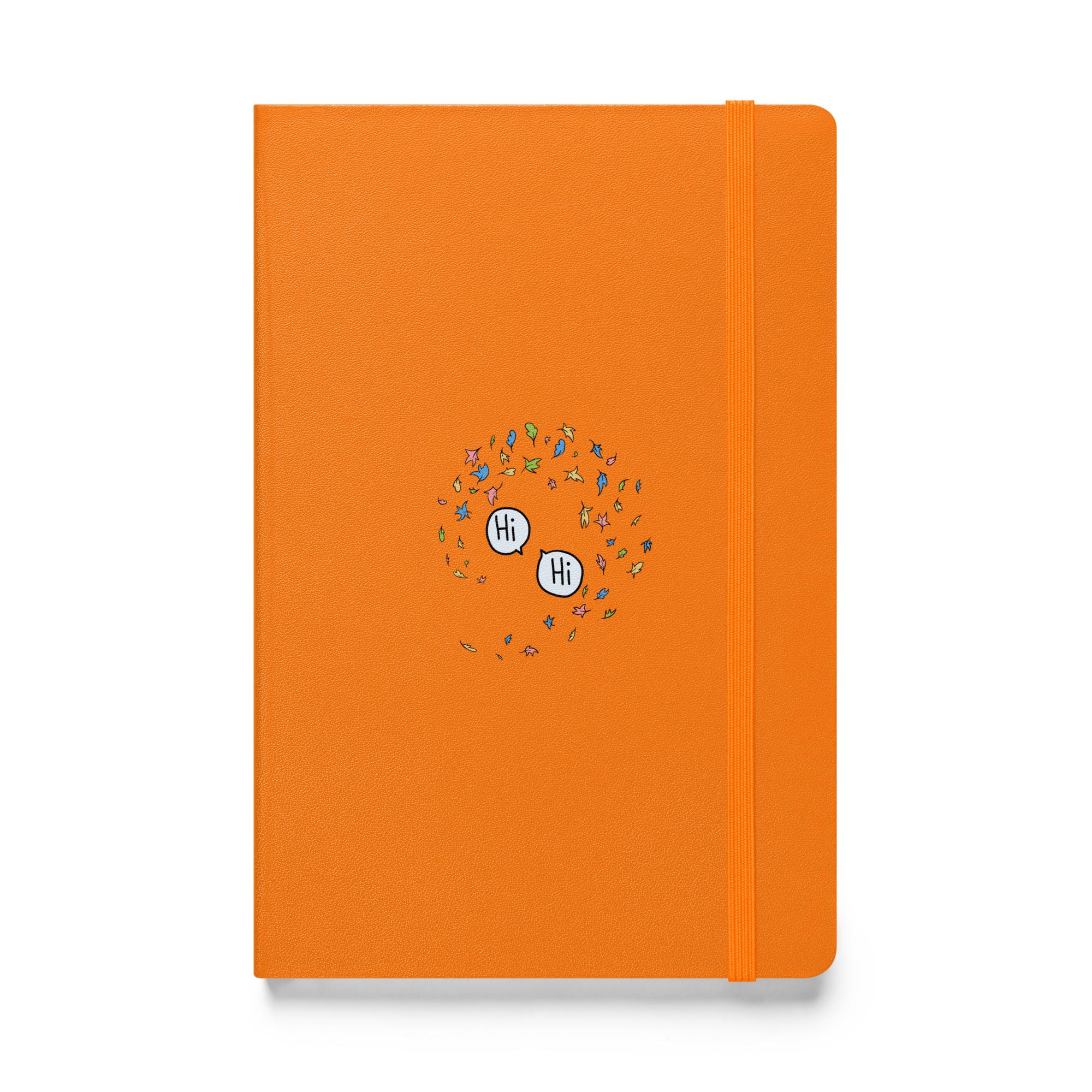 Heartstopper "hi" Word Bubble and Leaves Swirl Hardcover Bound Notebook ...