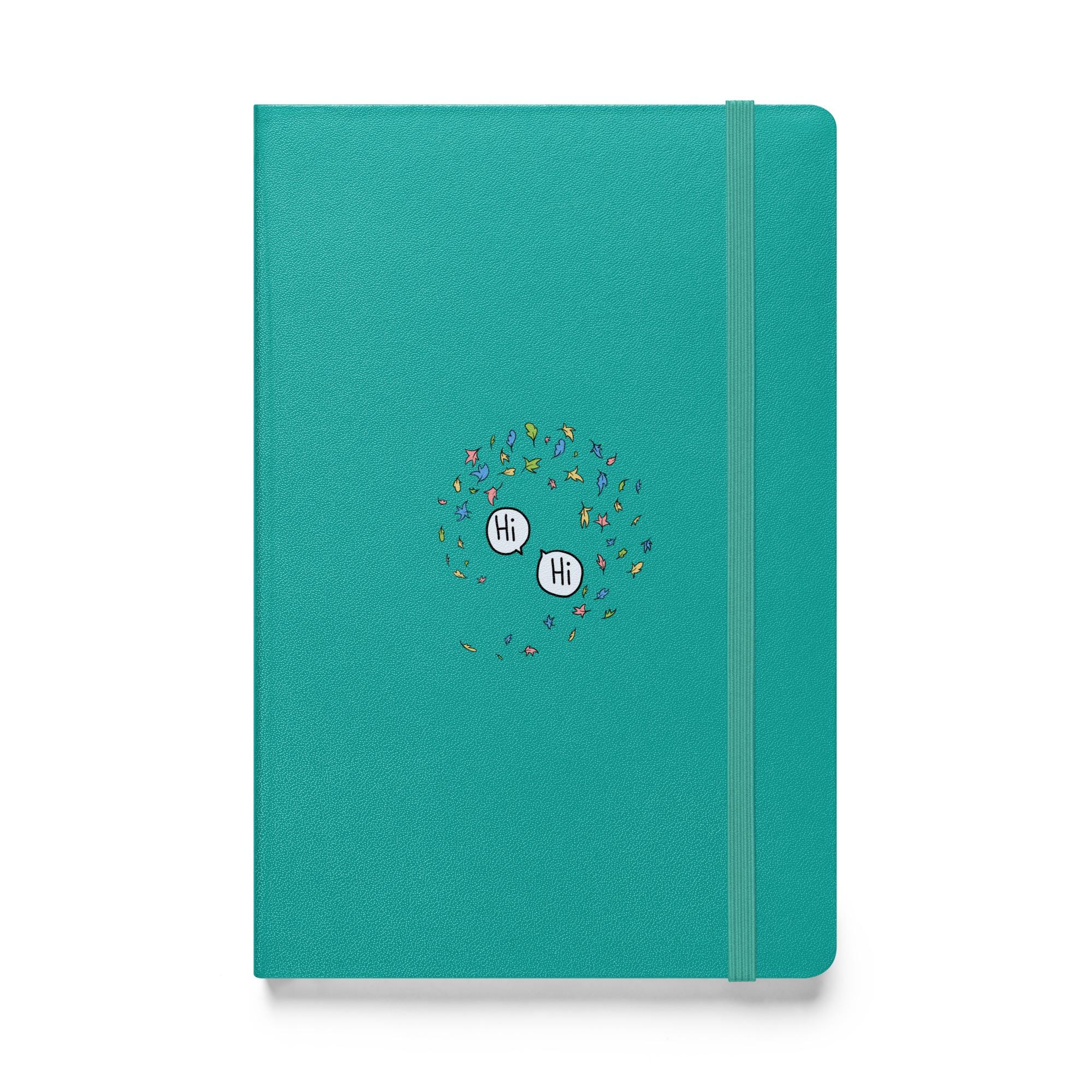 Heartstopper "hi" Word Bubble and Leaves Swirl Hardcover Bound Notebook ...