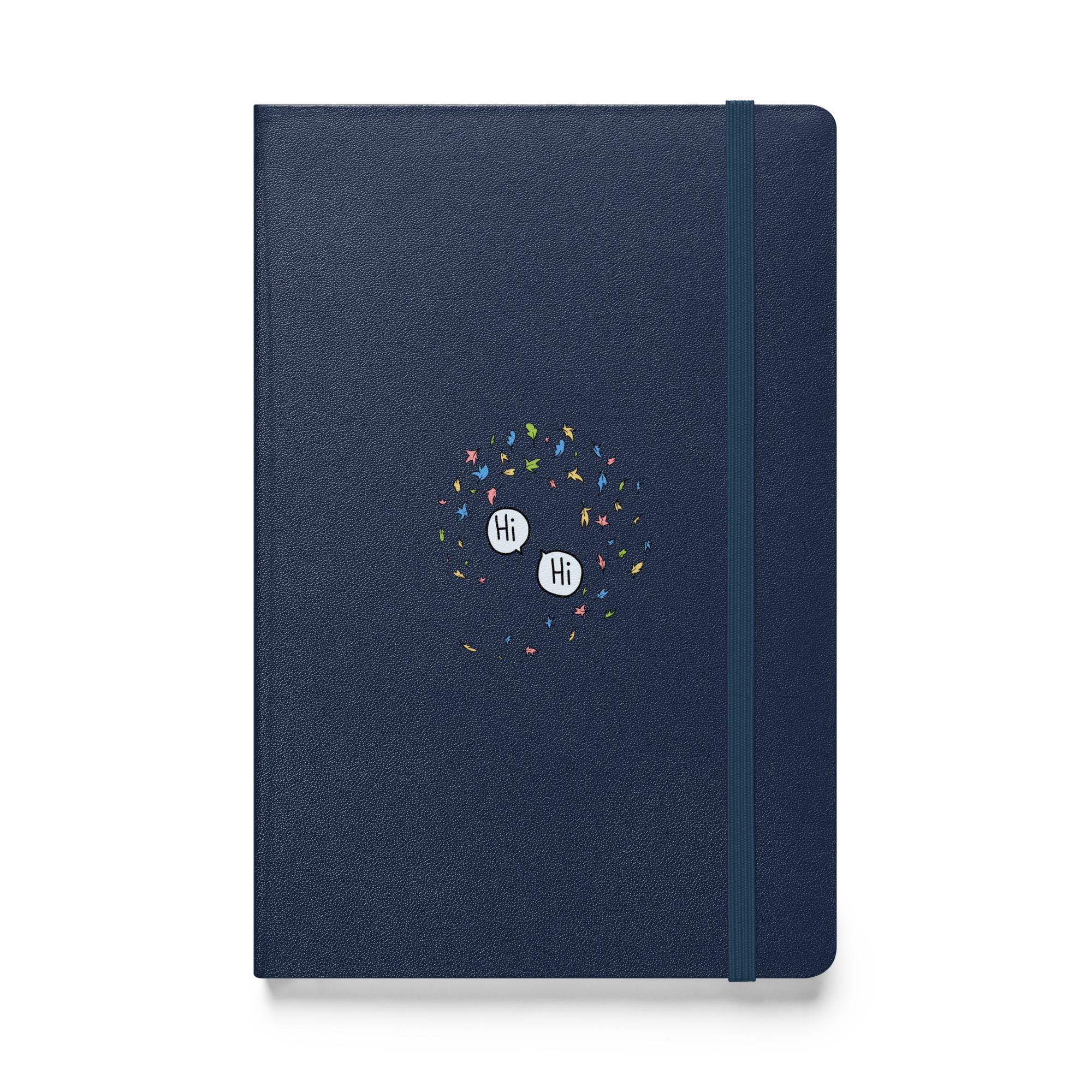 Heartstopper "hi" Word Bubble and Leaves Swirl Hardcover Bound Notebook ...