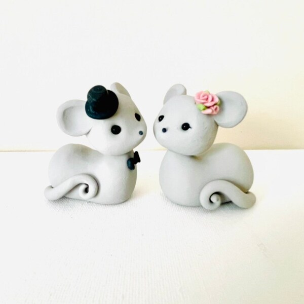 Mice Wedding Cake Topper - Etsy
