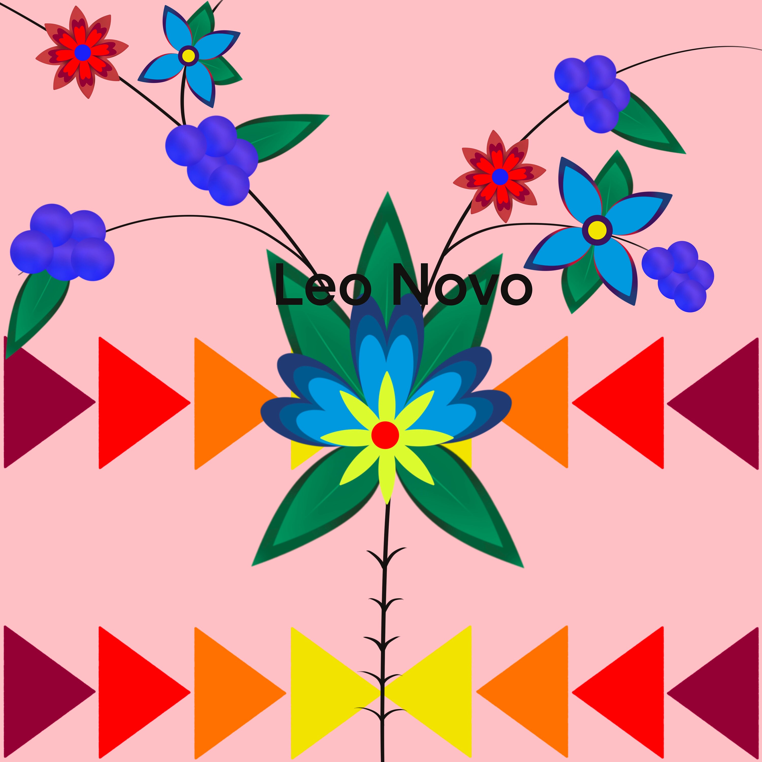 Geometric Floral PNG - Etsy