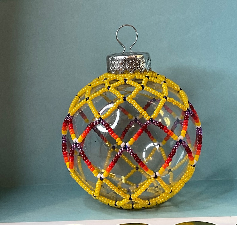 Native American Beaded Christmas Ornament - Etsy