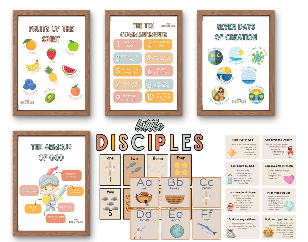 Bible Learning Resources Bundle - Etsy