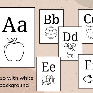 A-Z Alphabet ,classroom Alphabet, Fruit Alphabet Poster , Animal ...