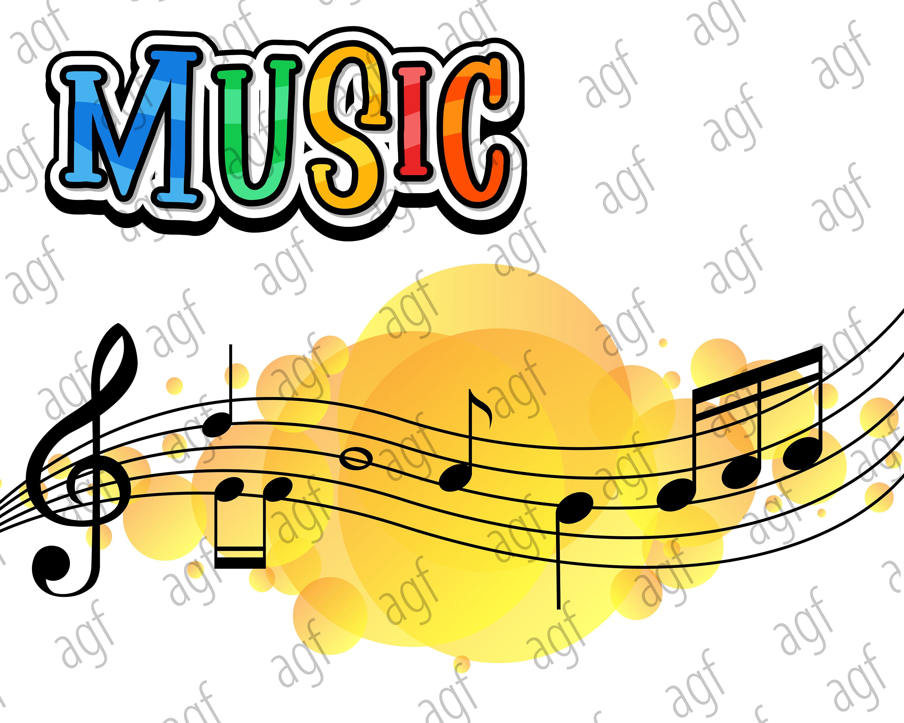 Music Notes Svg Musical Notes Clipart Musical Notes Svg - Etsy