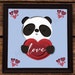 Panda Shadow Box 3D Svg, Panda 3D Svg ,panda 3D Box Svg ,panda Light ...