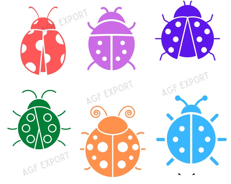 Ladybug Svg Files for Cricut Ladybug Cut File Silhouette - Etsy