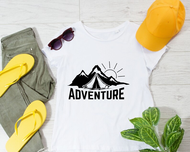 Mountain SVG Clipart Bundle: Forest, Hiking, Outdoor (digital Download ...