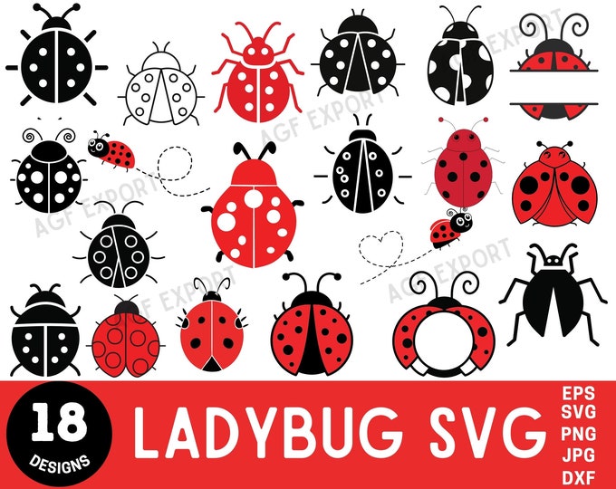 LADYBUG SVG Files, LADYBUG Svg Files for Cricut, Ladybug Clipart ...