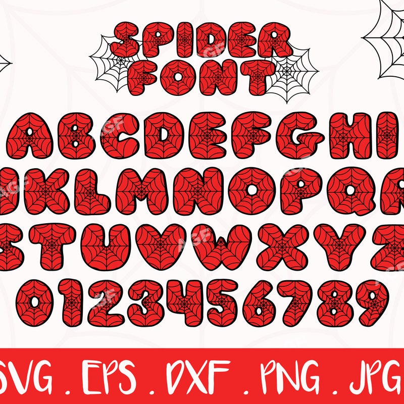 Spiderman Letters - Etsy