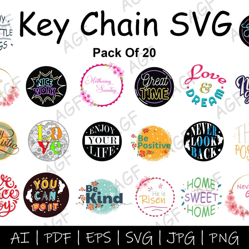 Key Ring Svg - Etsy