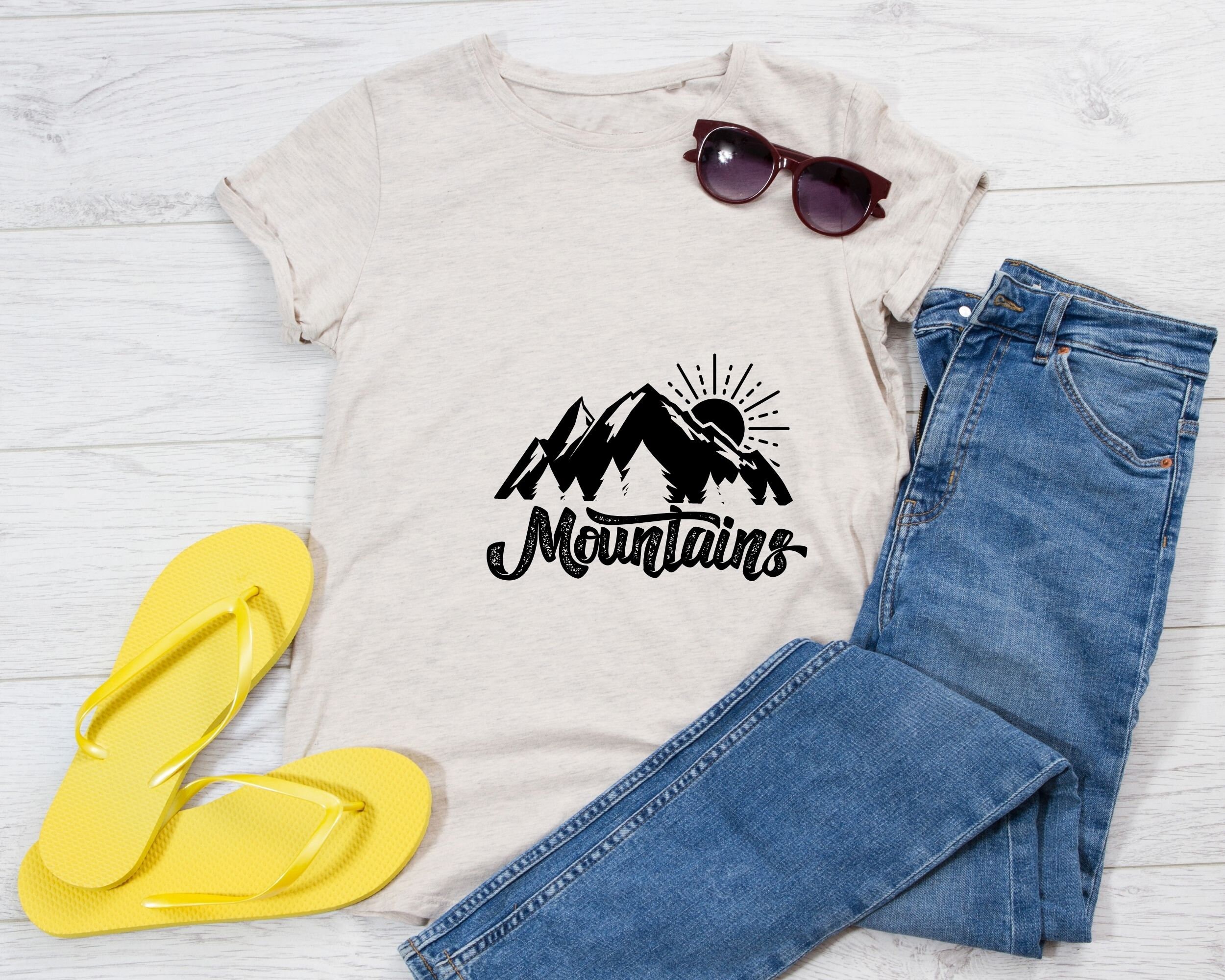 Berge SVG Wald SVG Cricut. Berg svg Clipart. Silhouette svg - Etsy.de