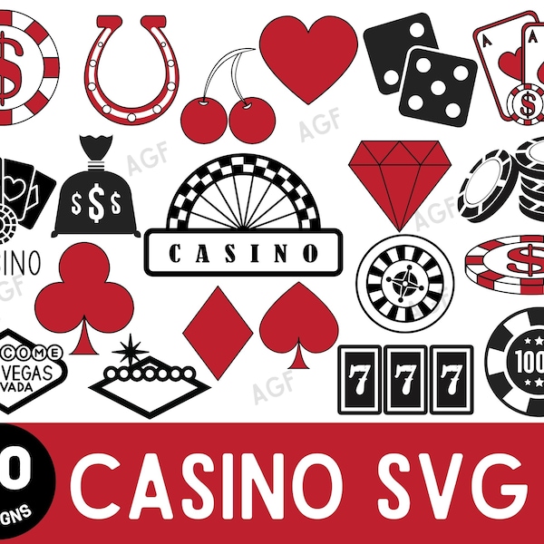 Casino Svg - Etsy