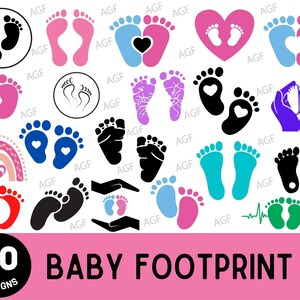 Footprint Svg, Baby Feet SVG Instant Download ,new Born Svg - Etsy