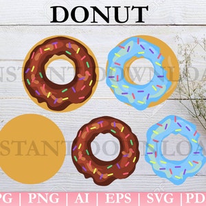 Donut SVG | Donut SVG Bundle | Donut Png | Donut Clipart | Sprinkle ...