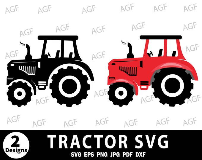 Farming SVG, Tractor PNG Clipart, Vector Clip Art, Modern Trucks SVG ...