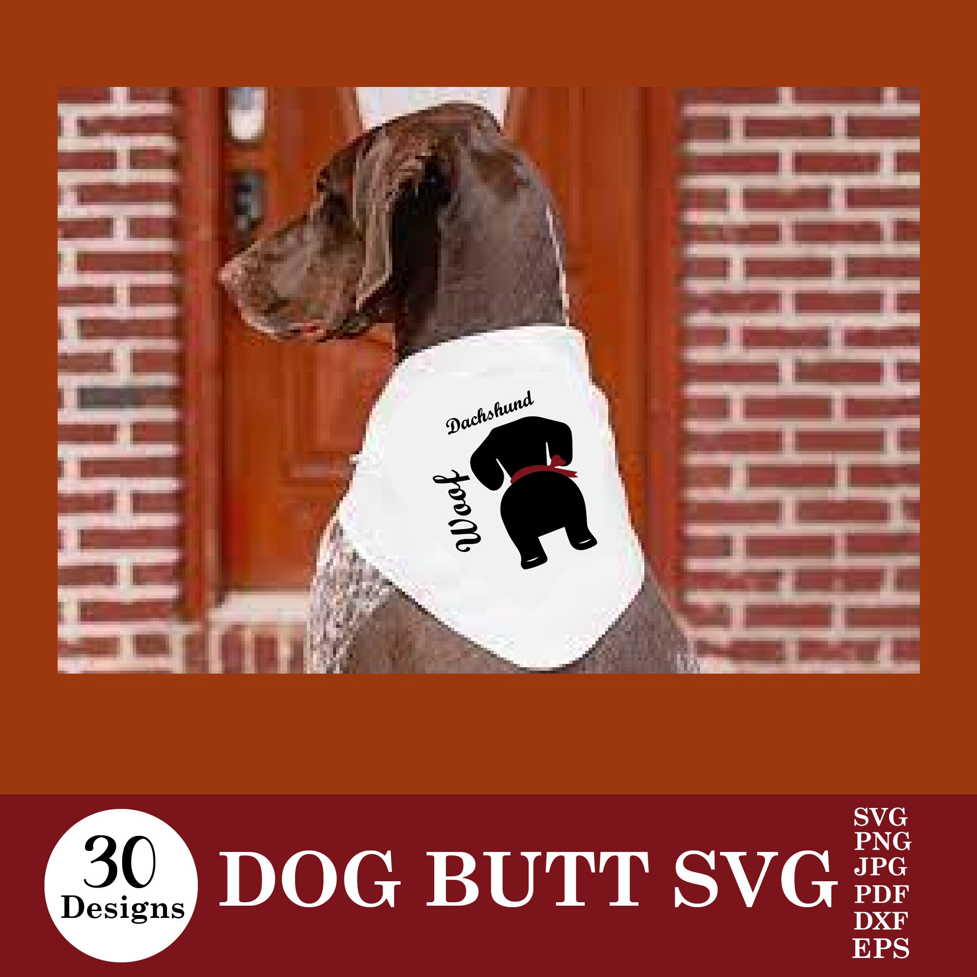 Dog Breeds Butt SVG Bundle, Pet Clipart (digital Cut File) - Etsy Australia