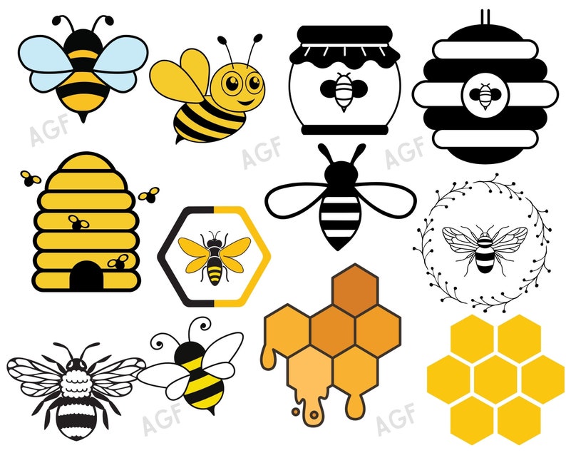 Bee Svg Bundle Honey Bee Svg Queen Bee Svg Bee Kind Svg - Etsy