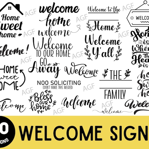 Welcome Svg - Etsy