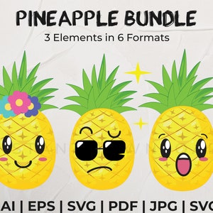 Pineapple SVG, Pineapple Clipart, Pineapple Print SVG, Pineapple Fruit ...