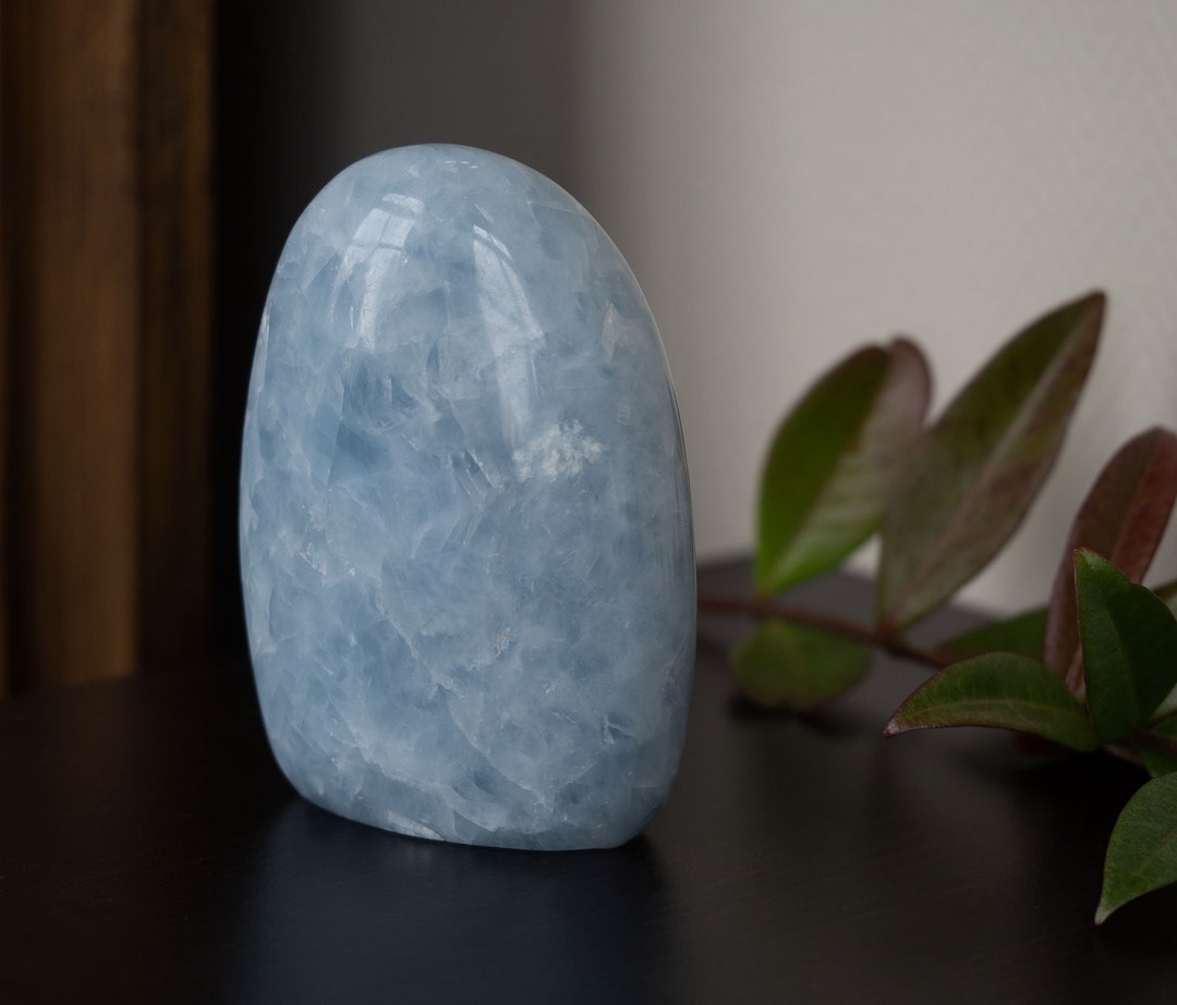 Blue Calcite Sculpture Unique Piece 2 - Etsy