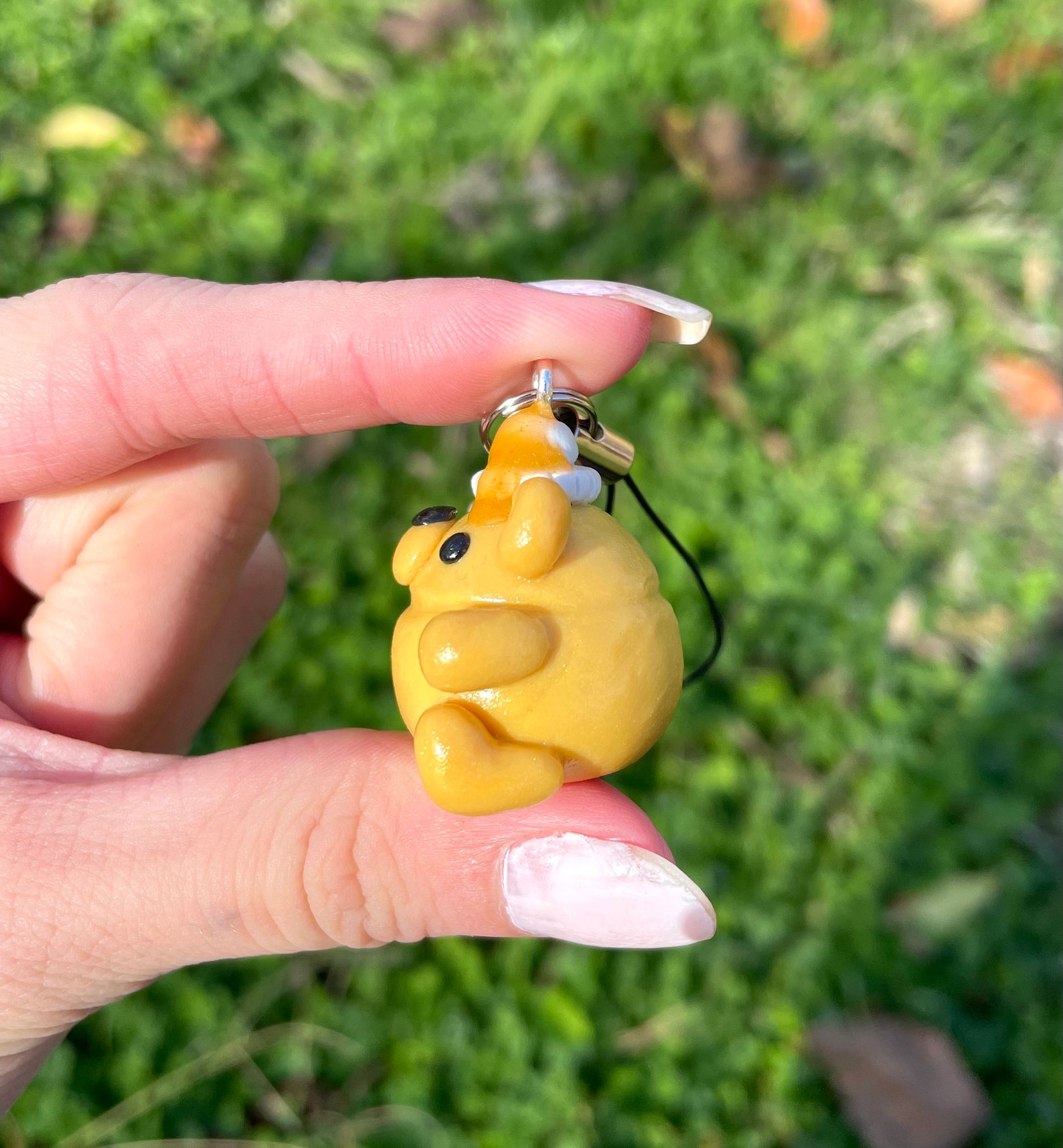 Honey Bear Keychain/charm Polymer Clay - Etsy