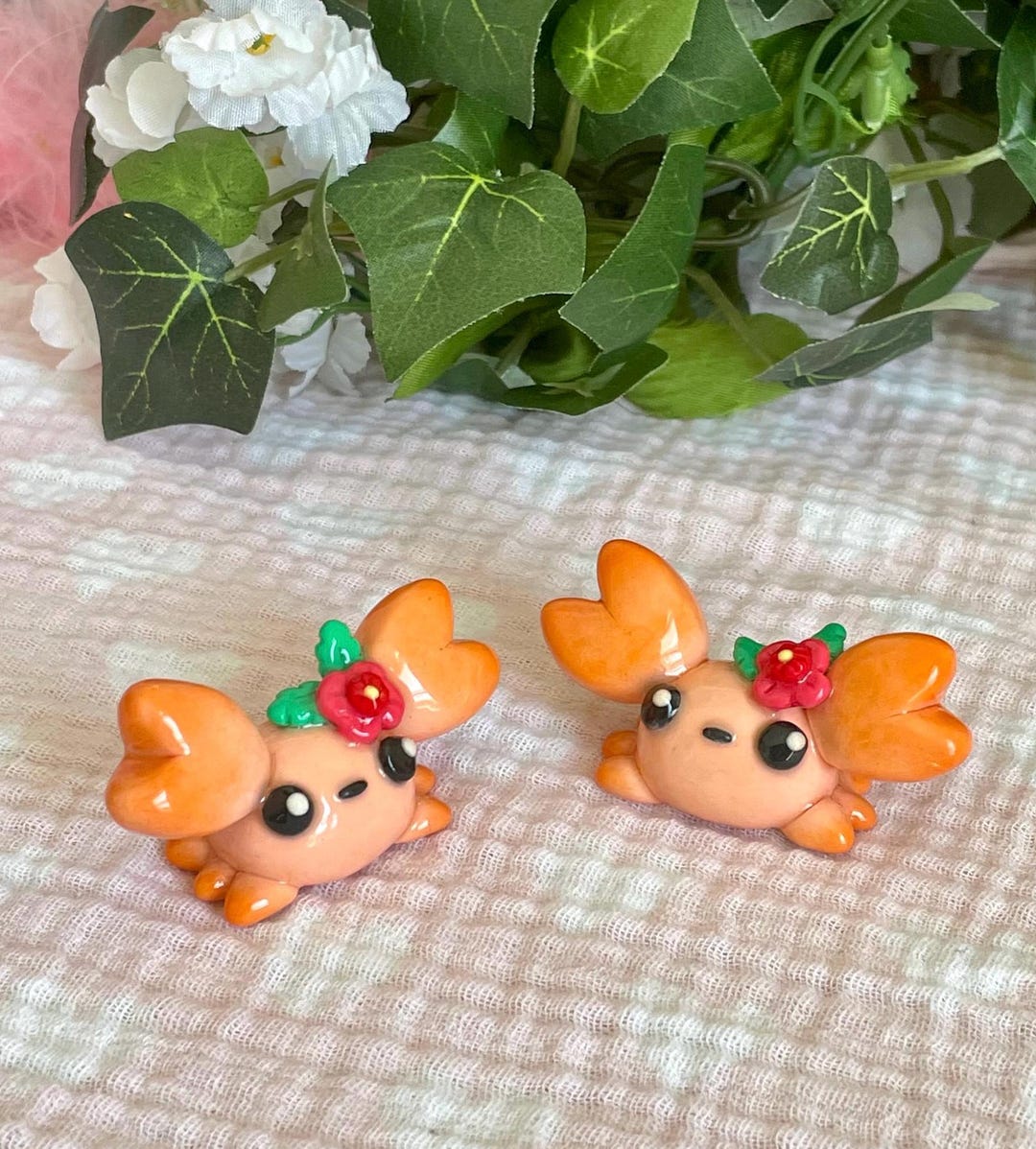 Crab Sculpture/polymer Clay Figurine - Etsy
