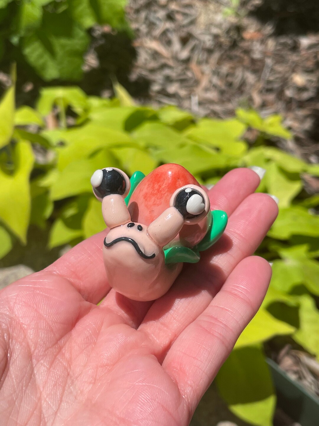 Fruit Snail Polymer Clay Figurine/desk Buddy/snail - Etsy