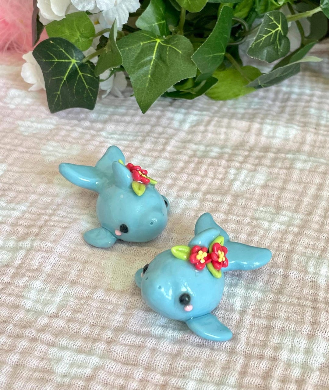 Dolphin Sculpture/ Polymer Clay Figurine - Etsy