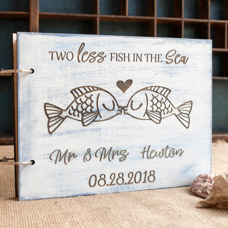 Fish Guest Book - Etsy