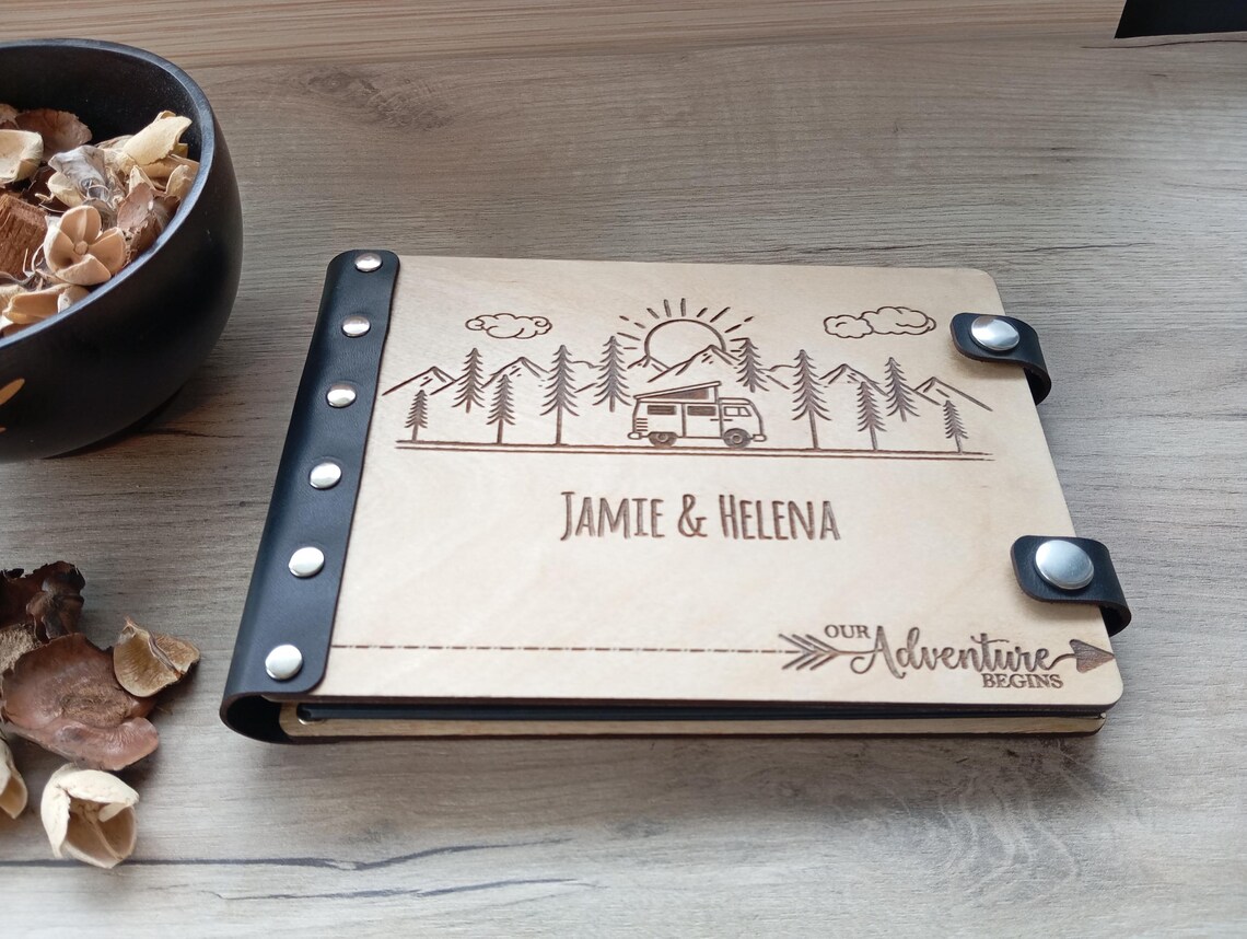 Adventure Camper Guest Book Photo Album Made to Order - Etsy