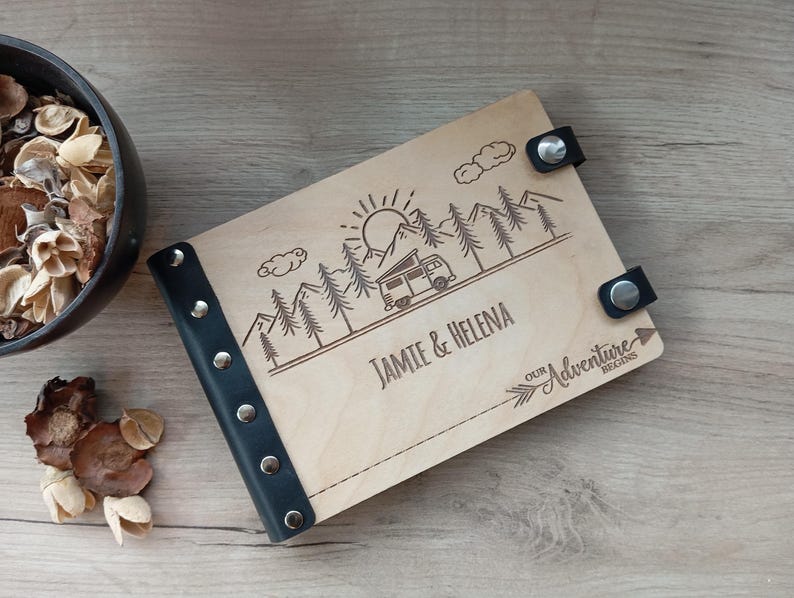 Adventure Camper Guest Book Photo Album Made to Order - Etsy