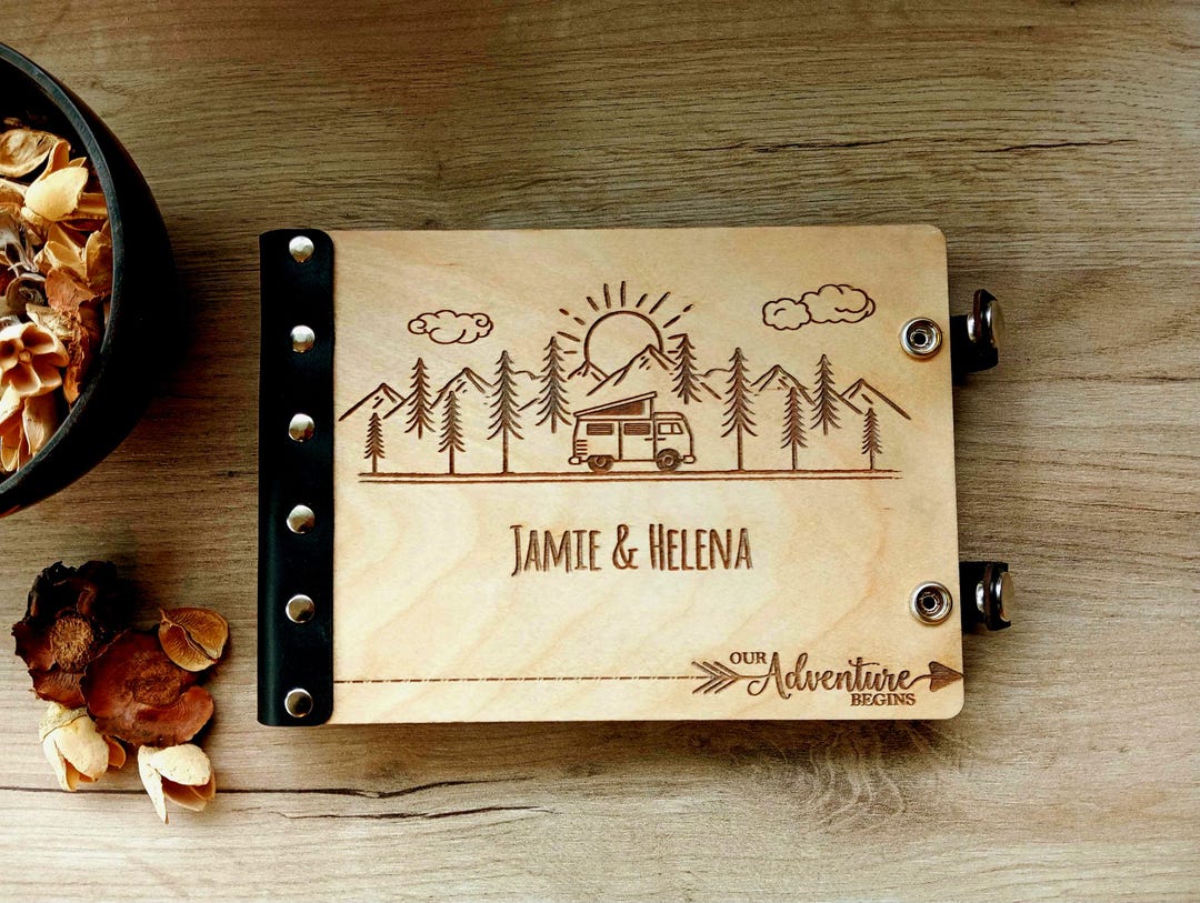 Adventure Camper Guest Book Photo Album Made to Order - Etsy