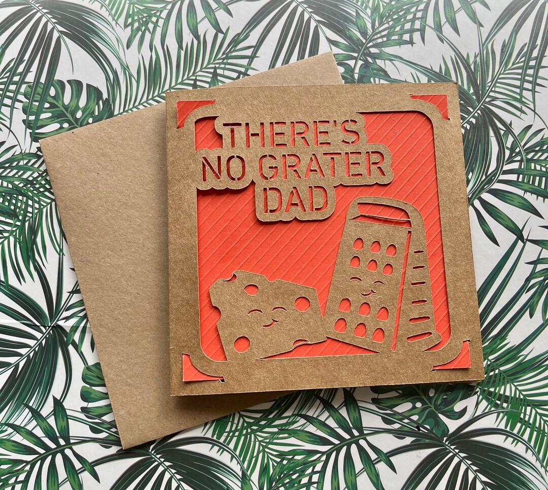 Fathers Day. Dad's Birthday Cheese Card Handmade Card. Fathers Day ...