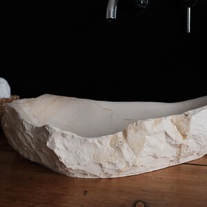 Elegant Hand-carved Marble Basin: Luxurious Bathroom Vanity Sink for ...