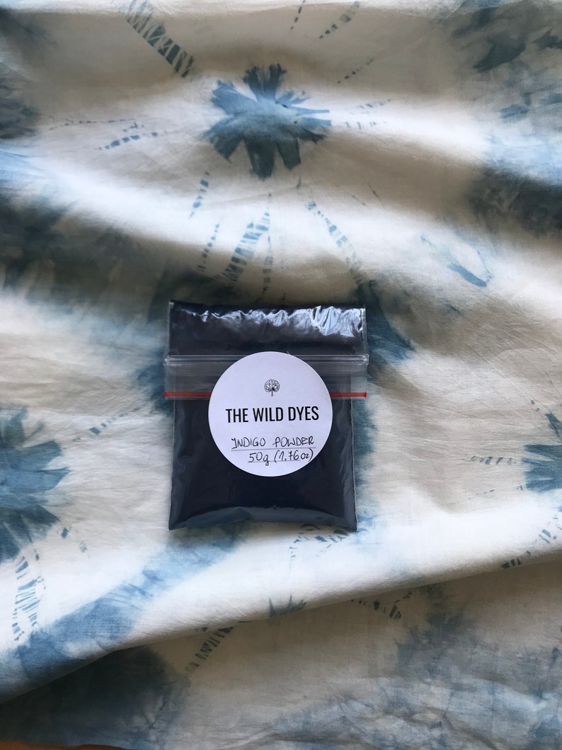 Indigo Powder for Plant Dyeing: Natural Blue Dye, Indigofera Tinctoria ...